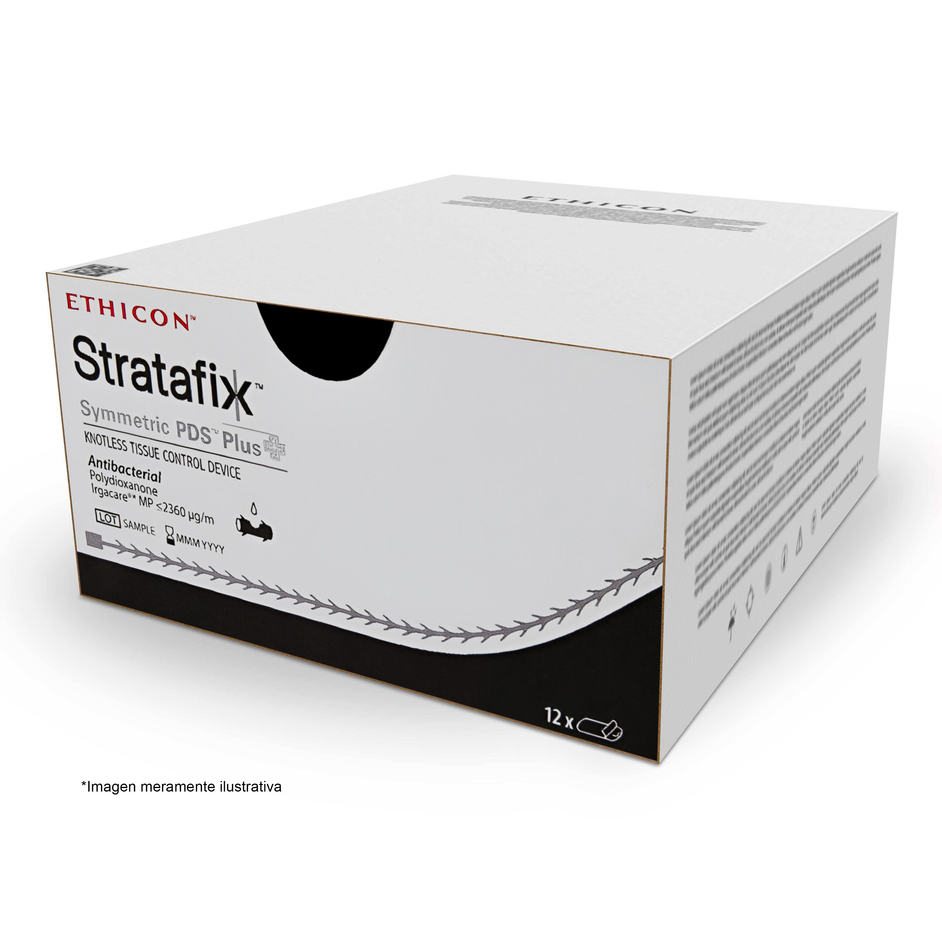 Sutura Stratafix™ Symmetric PDS™ Plus (Violeta 0 60cm Ag. 1/2 36mm (CT-1))