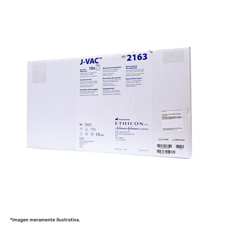Reservorio de Succión J-VAC® de 300 mL