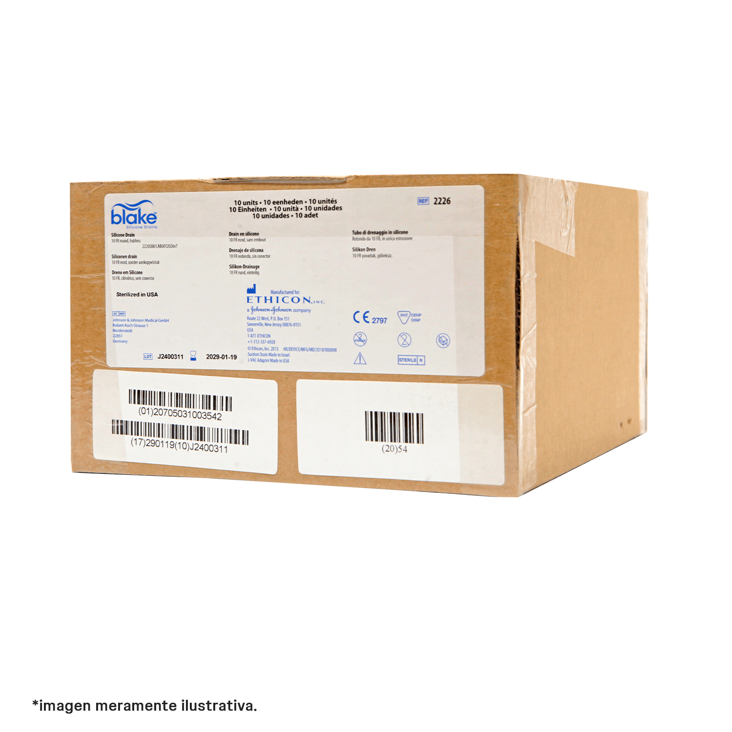 Drenador BLAKE® Circular de 10 FR